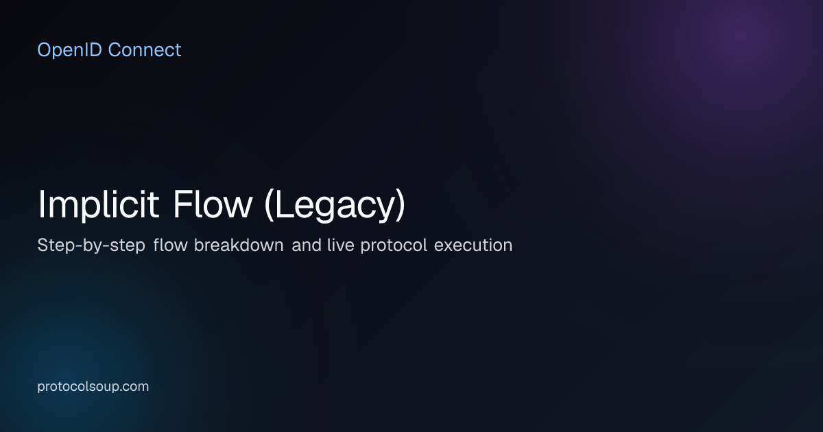 Implicit Flow Legacy Openid Connect Flow Step By Step Guide 5999